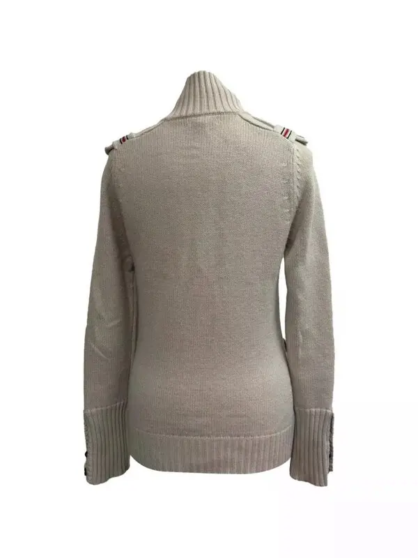Burberry Button-detail Turtleneck Sweater