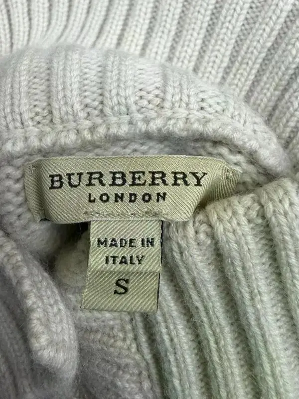 Burberry Button-detail Turtleneck Sweater