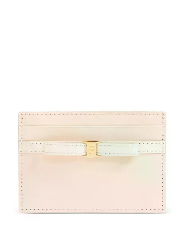 FERRAGAMO Bow-detail Cardholder - Neutrals