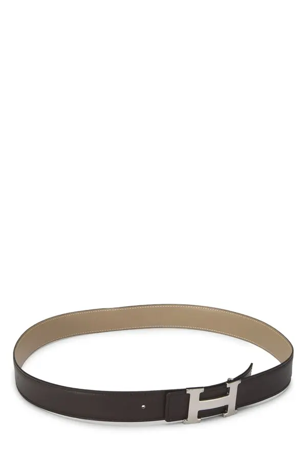 Hermès Reversible Constance Belt With Logo Buckle - Brown