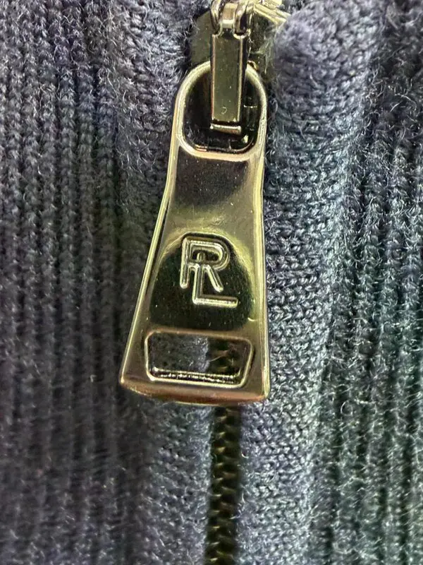 Ralph Lauren Purple Label Quarter-zip Sweater - Blue