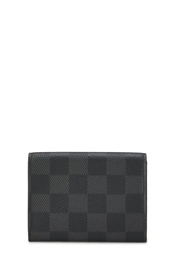 LOUIS VUITTON Damier Graphite Canvas Business Card Holder