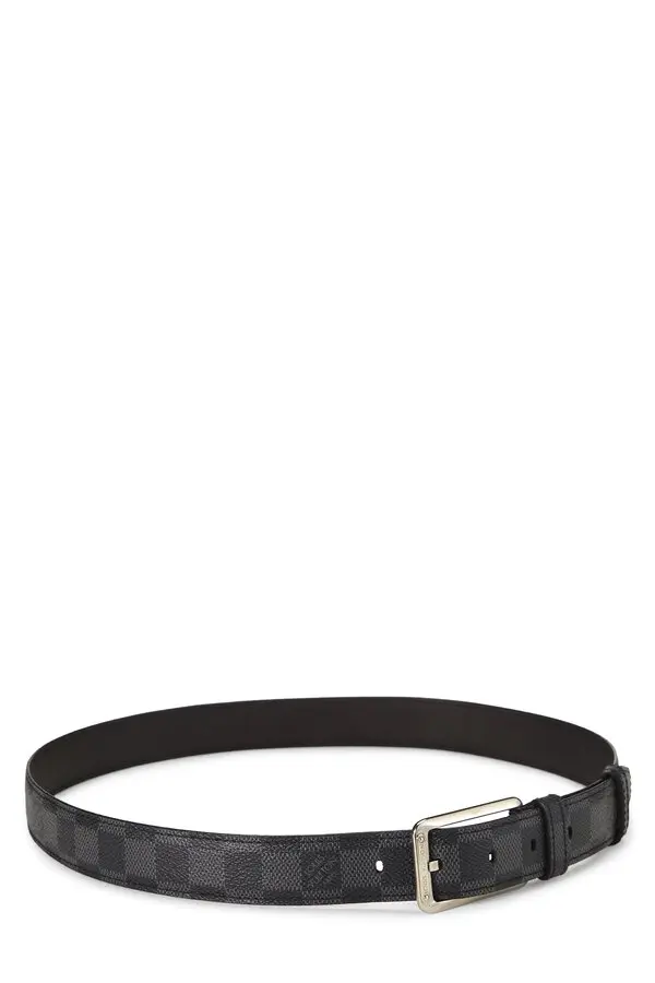 LOUIS VUITTON Damier Graphite Ceinture 90