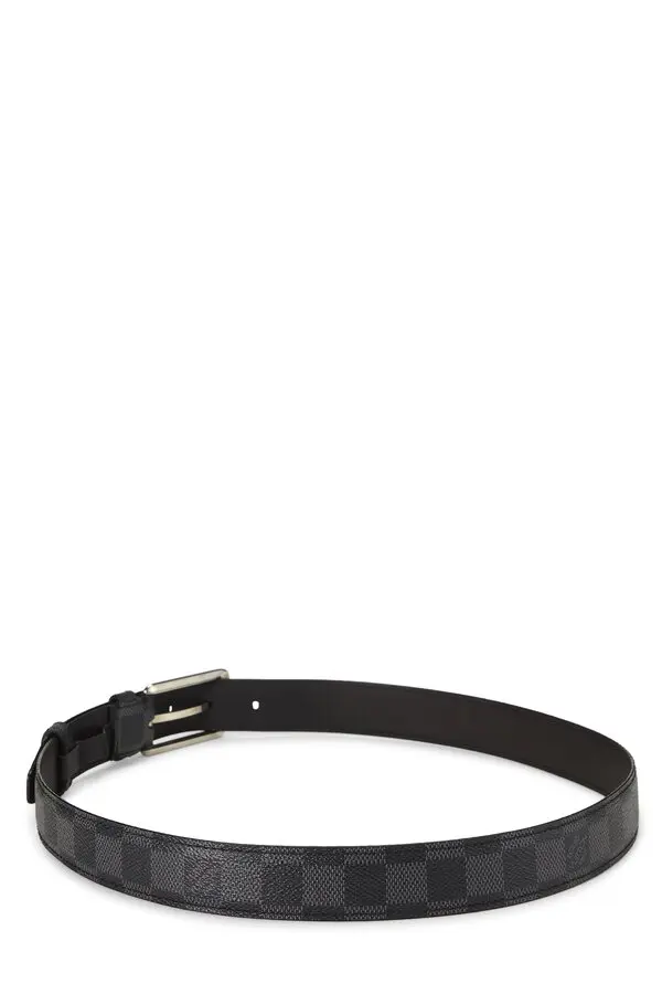 LOUIS VUITTON Damier Graphite Ceinture 90