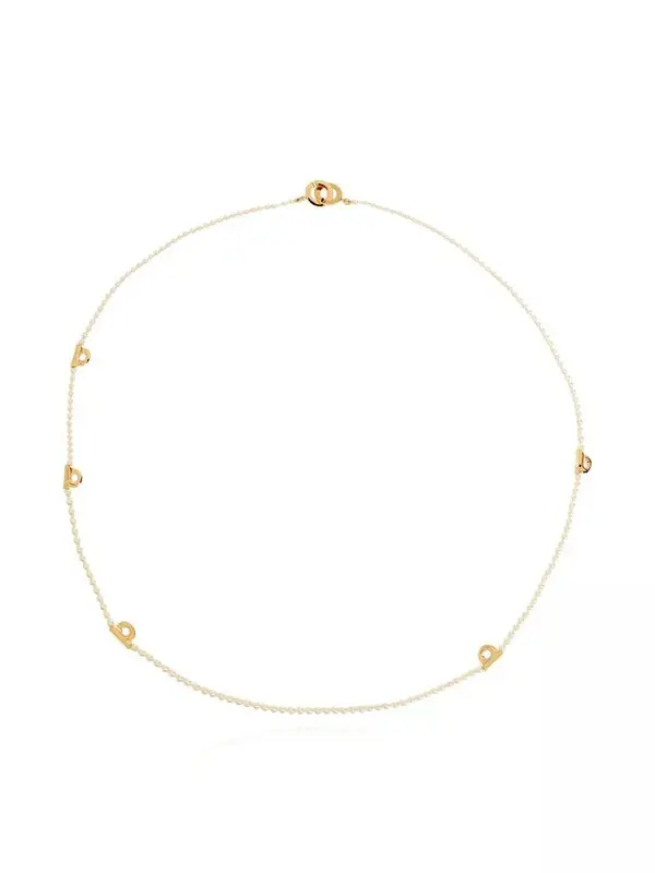 FERRAGAMO Gancini Detail Necklace - Gold