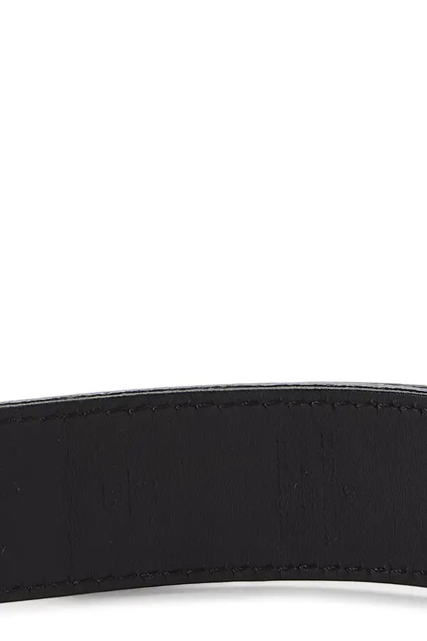 LOUIS VUITTON Damier Graphite Cutout Reversible Ceinture 95