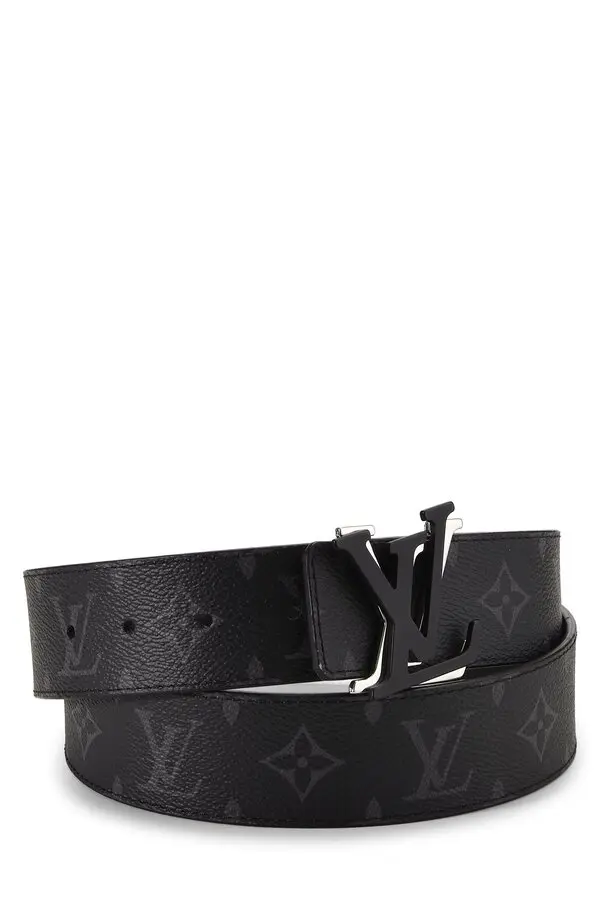 LOUIS VUITTON Monogram Eclipse Shake Reversible Ceinture 95 - Black