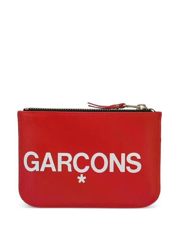 Comme Des Garçons Logo Print Wallet