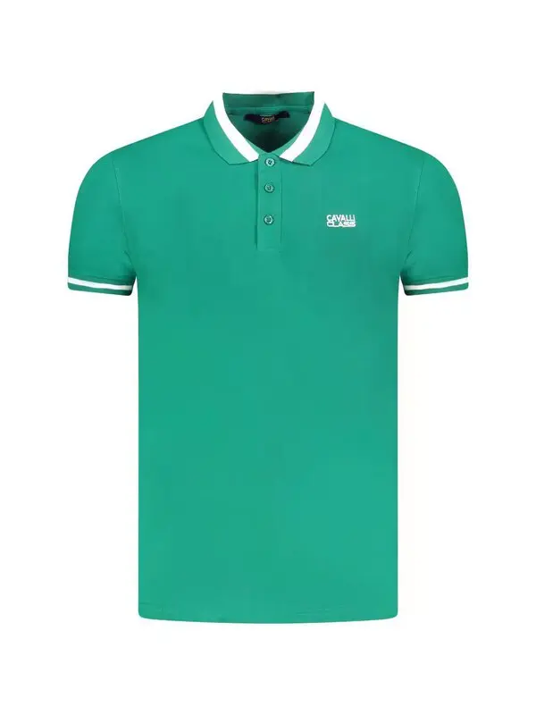 Roberto Cavalli Logo-embroidered Polo Shirt