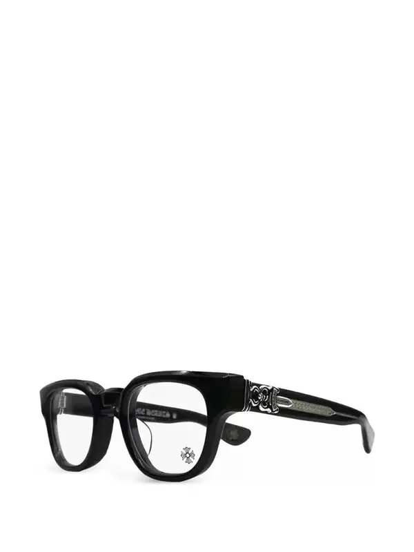 Chrome Hearts Square-frame Glasses - Black