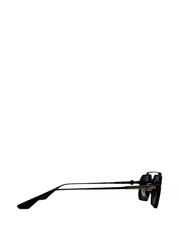 Chrome Hearts Geometric-frame Sunglasses - Gold