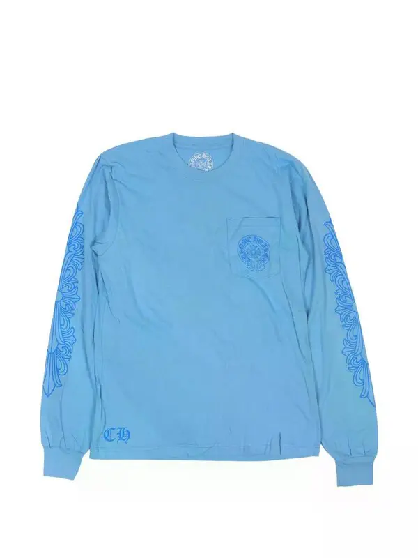 Chrome Hearts Miami Horseshoe Logo-print T-shirt - Blue
