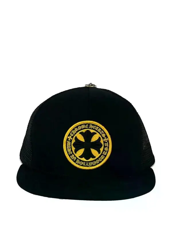 Chrome Hearts Logo-emblem Trucker Hat - Black