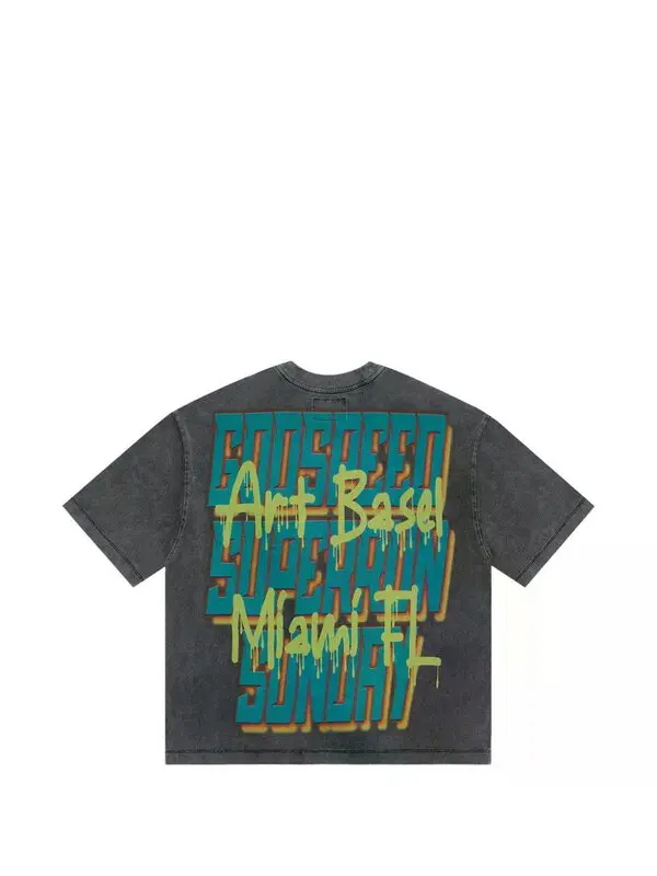 GODSPEED Graphic-print Washed T-shirt
