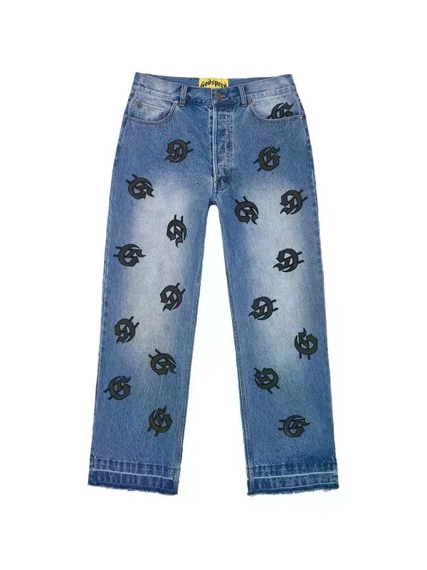 GODSPEED Infinity V2 Logo-patch Jeans - Blue