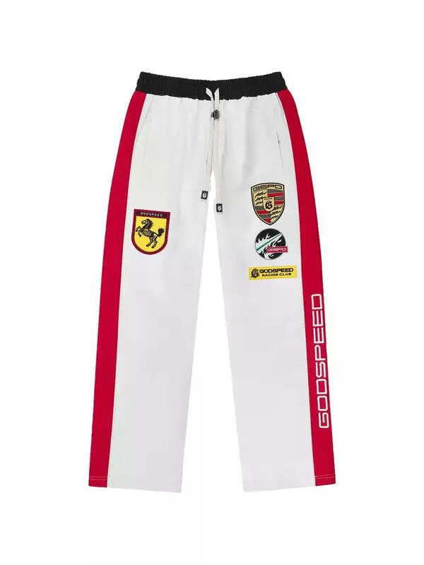GODSPEED Grc Side-stripe Track Pants - White