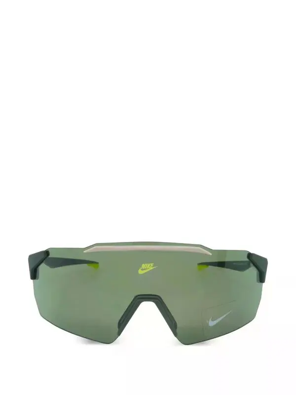 Nike Limitless Shield Geometric-frame Sunglasses - Green