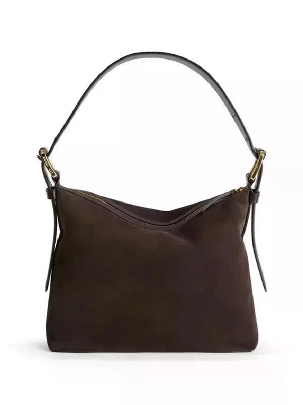 ATP ATELIER Mini Bassanina Suede Shoulder Bag - Brown
