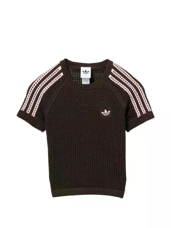 Adidas Crochet Short-sleeves Top