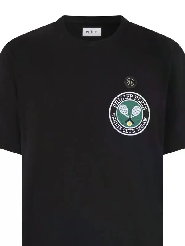 Philipp Plein Logo-patch T-shirt