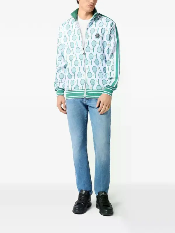 Philipp Plein Tennis-print Track Jacket