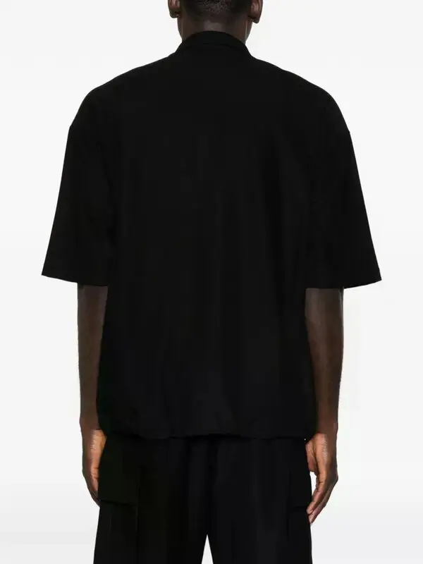 Comme Des Garçons Elasticated-hem Polo Shirt