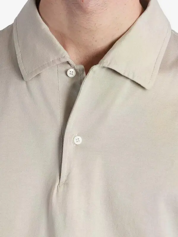 Aspesi Short-sleeve Polo Shirt - Neutrals