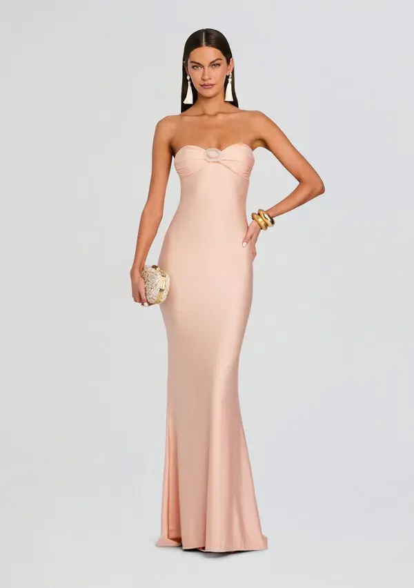 SHANI SHEMER Rose Maxi Dress - Pink Blush