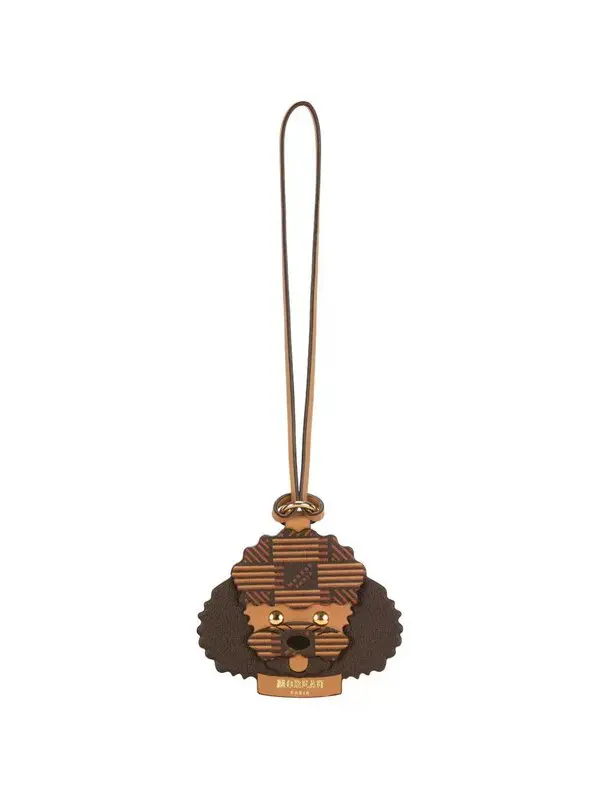 Moreau Poodle Leather Charm