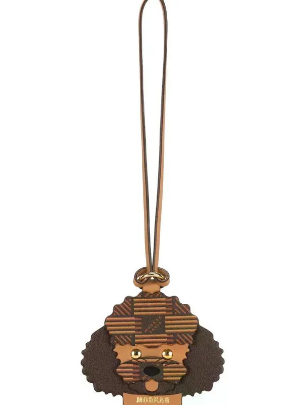 Moreau Poodle Leather Charm
