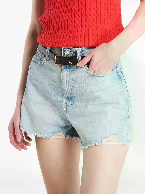 Tommy Hilfiger Distressed Denim Shorts