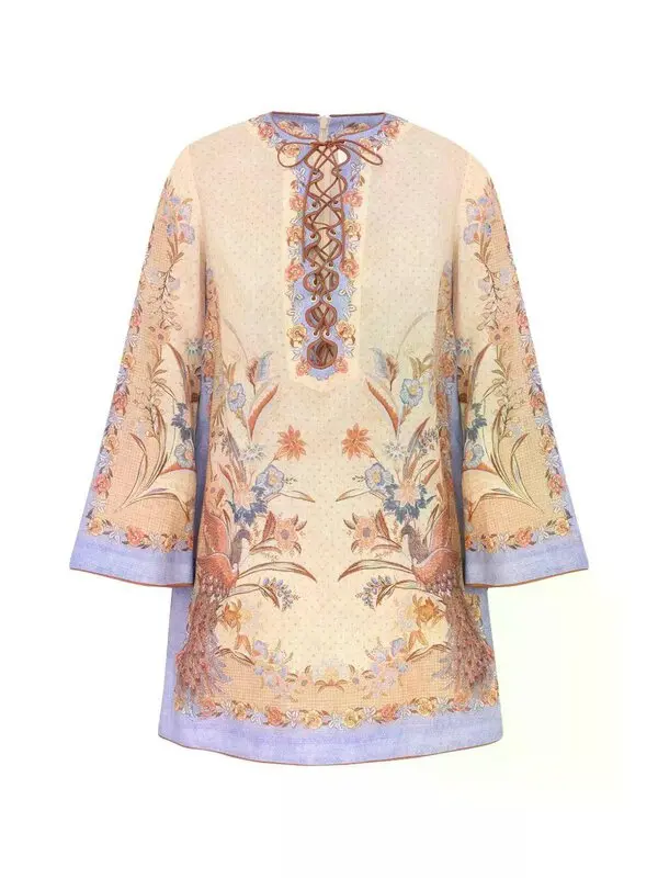 Zimmermann Indra Tunic Dress - Neutrals