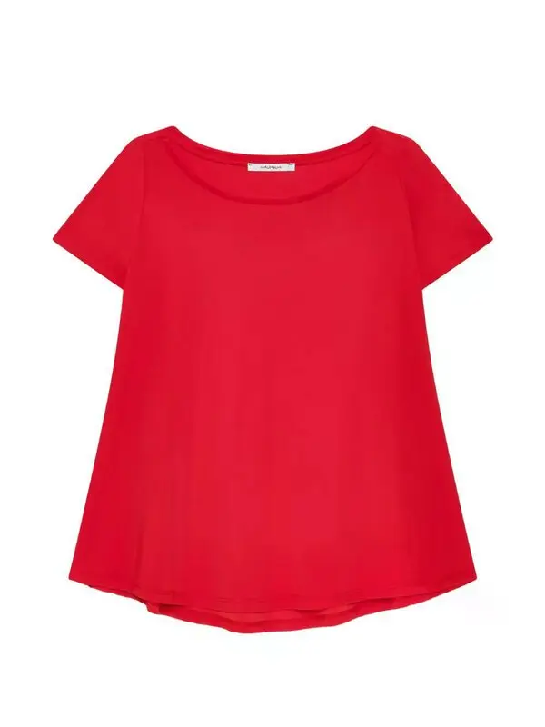 Malìparmi A-line Boat-neck T-shirt - Red