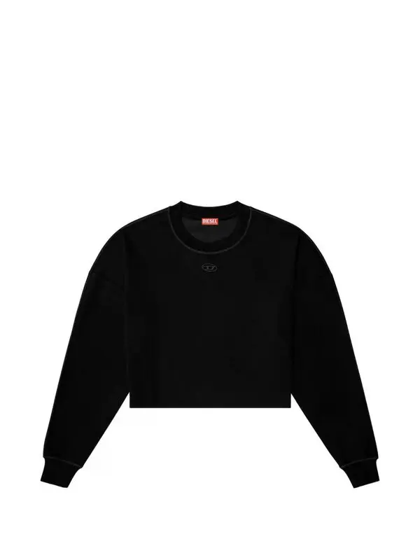 DIESEL® Cropped Top In Light Stretch Scuba