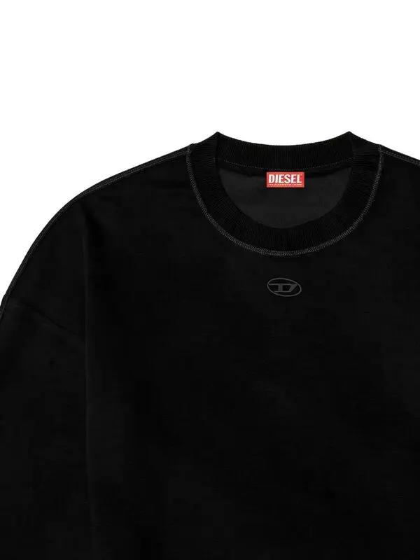 DIESEL® Cropped Top In Light Stretch Scuba