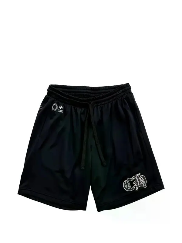 Chrome Hearts Mesh Varsity Shorts - Black