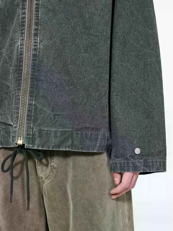 A.PRESSE Zip-up Denim Hooded Jacket