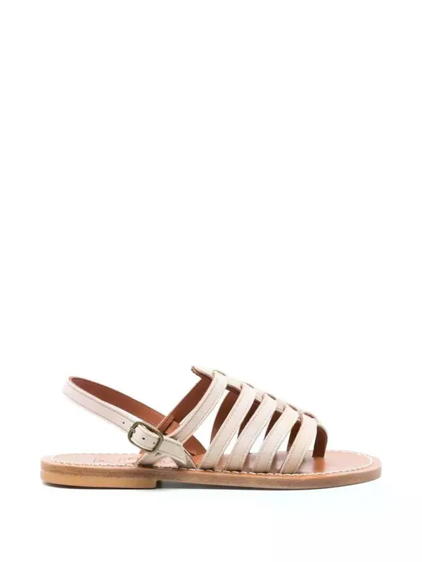 K.JACQUES Homere Cage Sandals - Neutrals