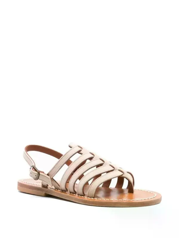 K.JACQUES Homere Cage Sandals - Neutrals