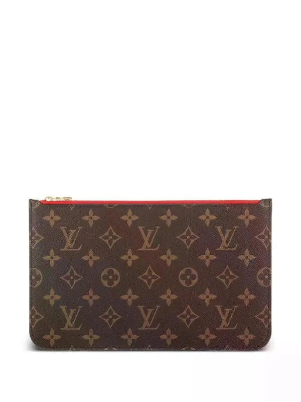 LOUIS VUITTON Neverfull Pouch - Brown