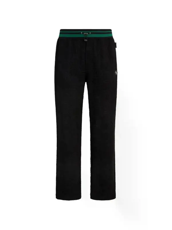 Philipp Plein Jacquard Monogram Track Pants - Black