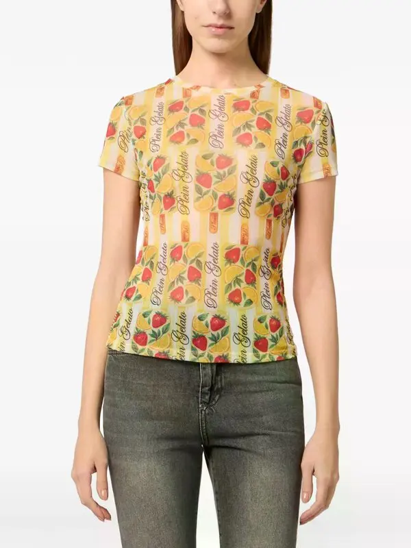 Philipp Plein Printed Crewneck T-shirt