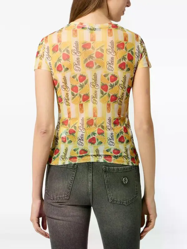 Philipp Plein Printed Crewneck T-shirt