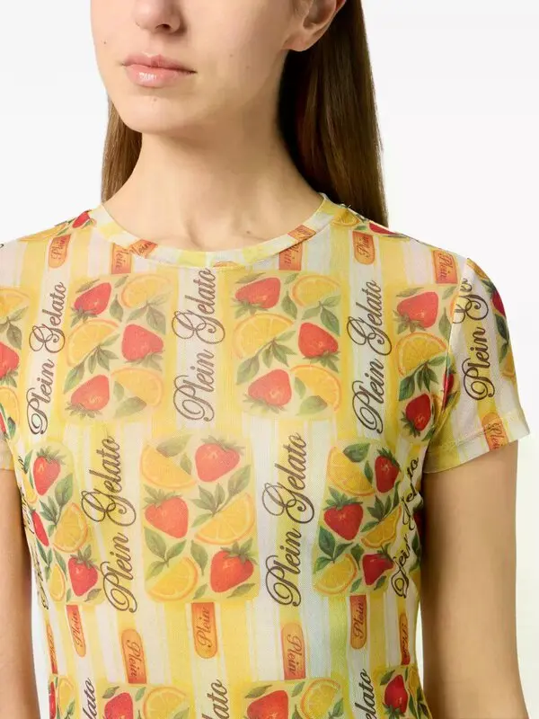 Philipp Plein Printed Crewneck T-shirt