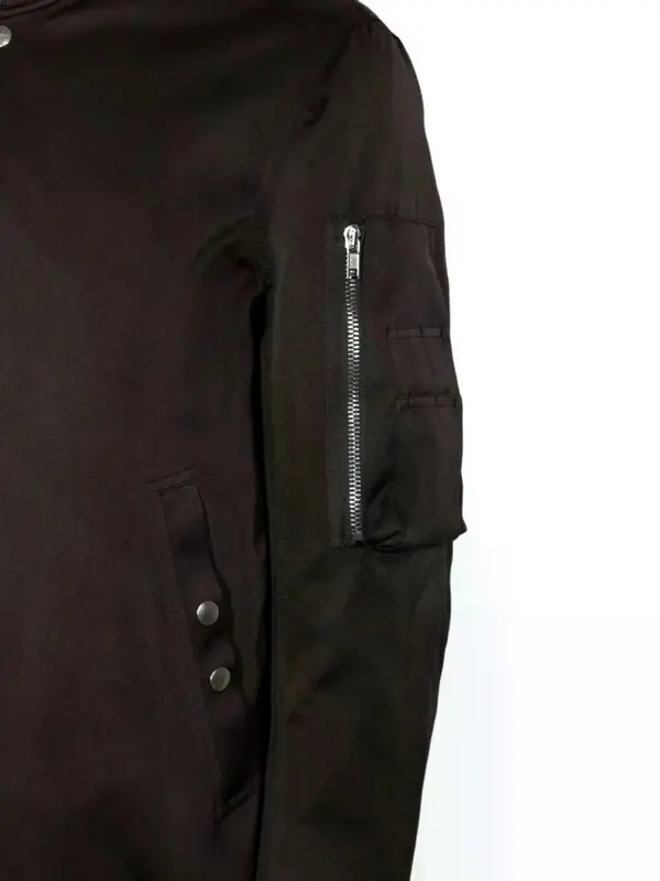 Rick Owens Zip-up Bomber Jacket - Brown