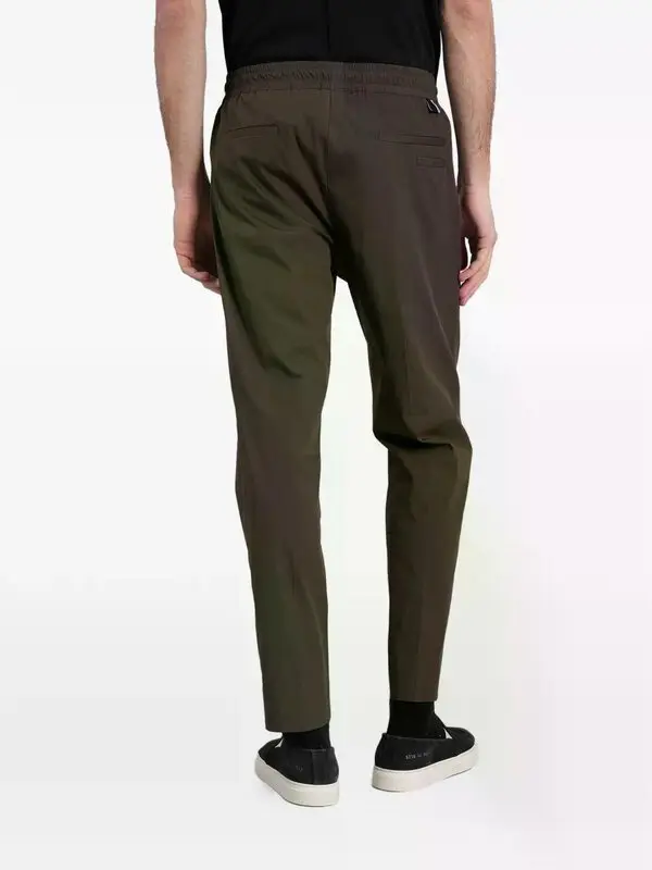 LOW BRAND Tokyo Drawstring-waist Pleated Trousers