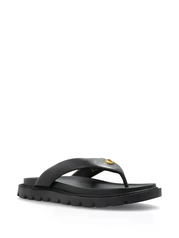 COACH Brynn Sandals - Black