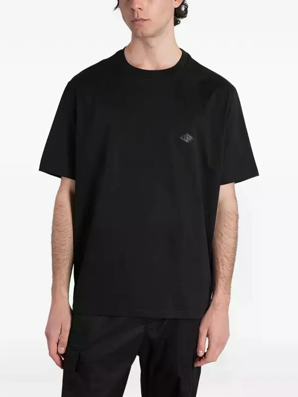LOW BRAND B240 Logo-patch T-shirt - Black