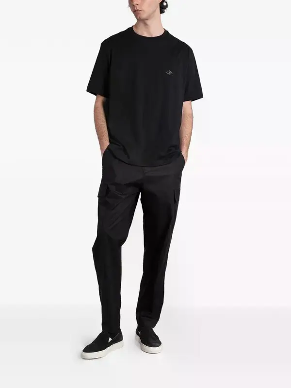 LOW BRAND B240 Logo-patch T-shirt - Black