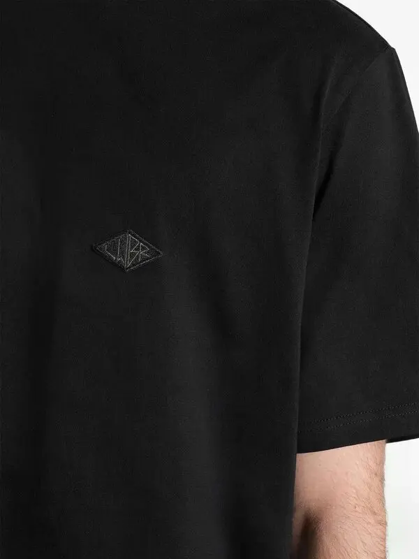 LOW BRAND B240 Logo-patch T-shirt - Black